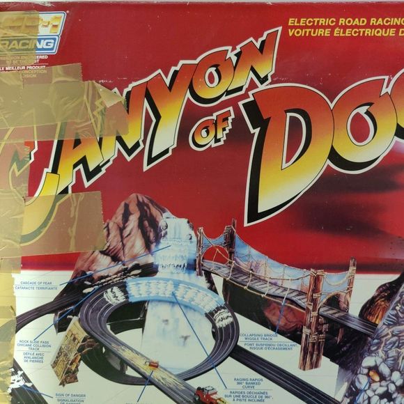 MR-1 racing | Toys | Vintage Marchon Canyon Of Doom Slot Car Jeep 4x4 ...